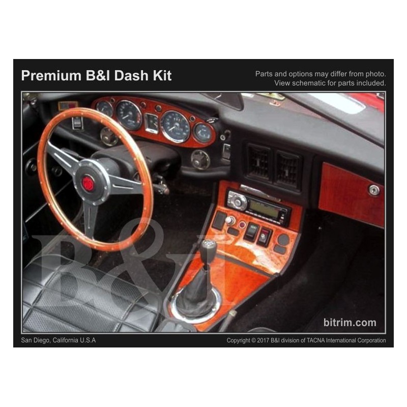 Dash Trim Kit for MG MGB